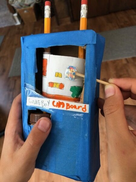 When Your Parents Limit Your Screen Time, You Make Cardboard Games