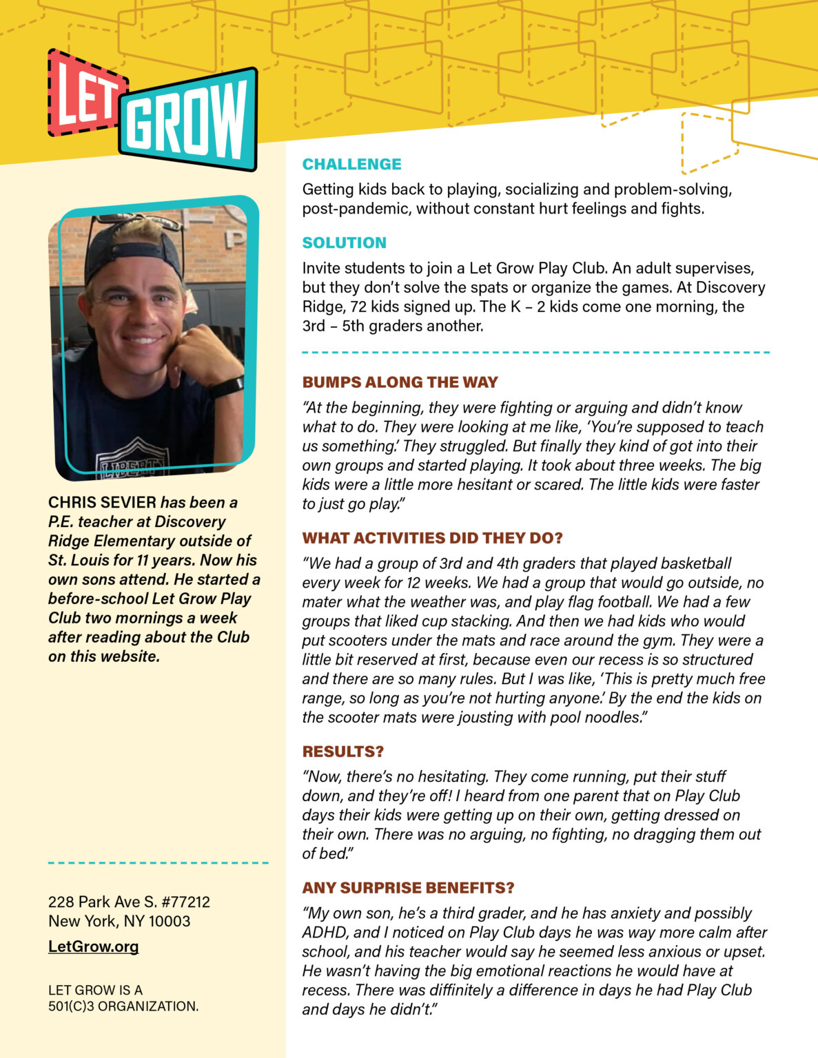 School Case Study- Discovery Ridge Play Club - Let Grow